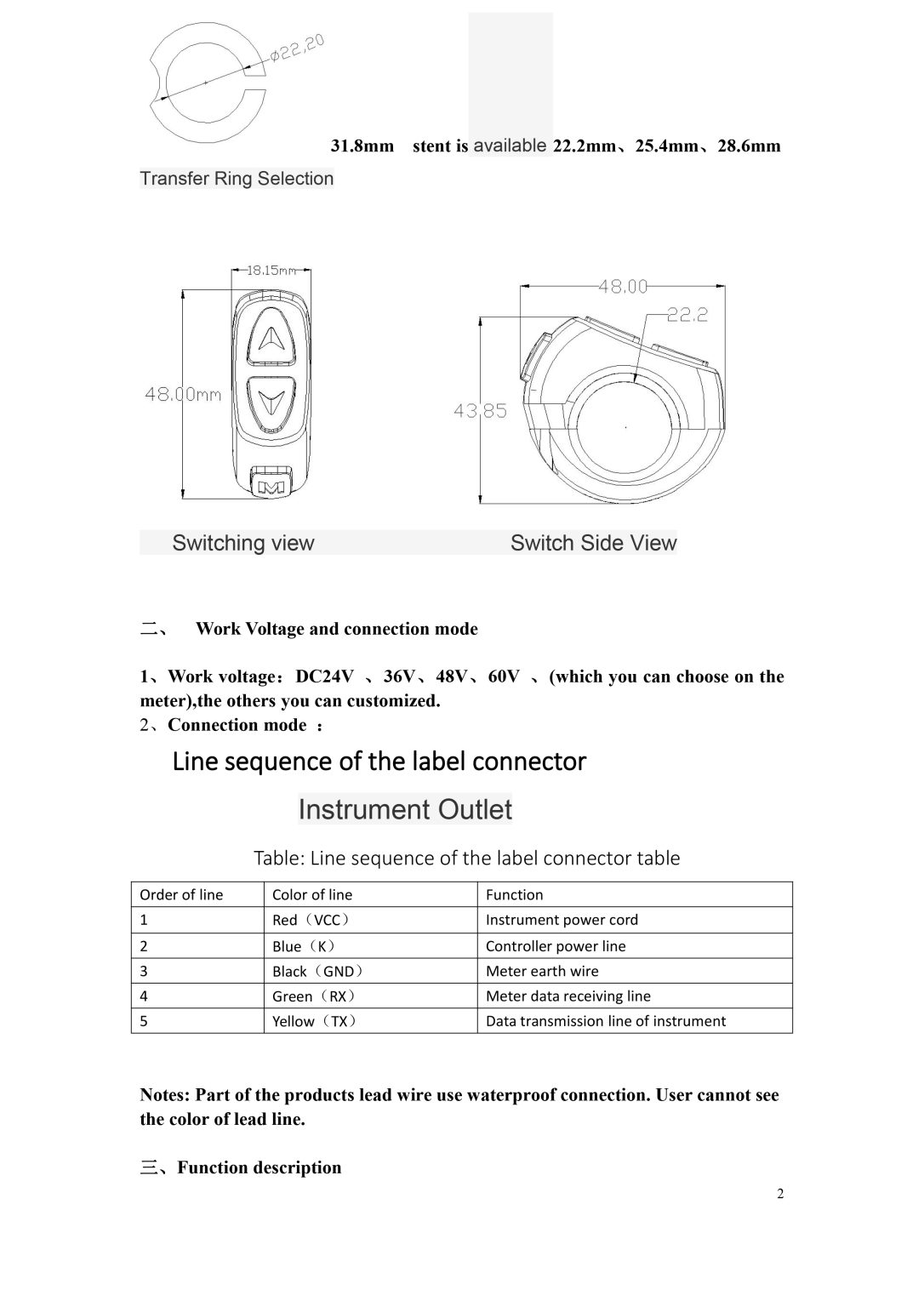 DRVETION Color LCD M6C Instruction Manual | DRVETION